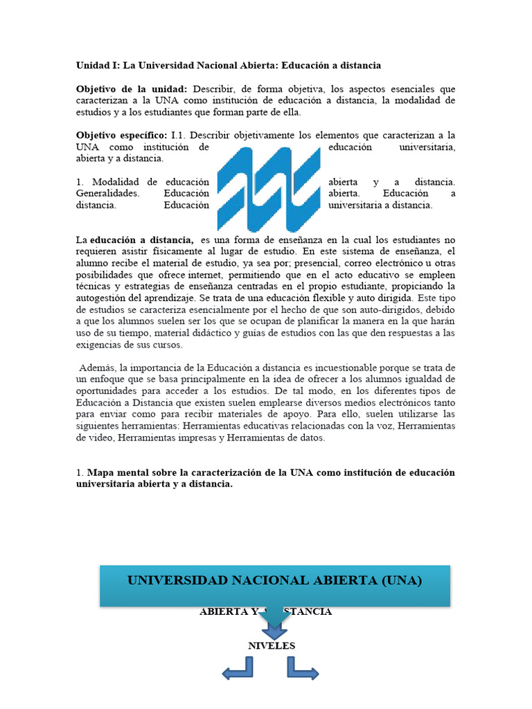 UNA Andreina | PDF | Educación a distancia | Enseñando
