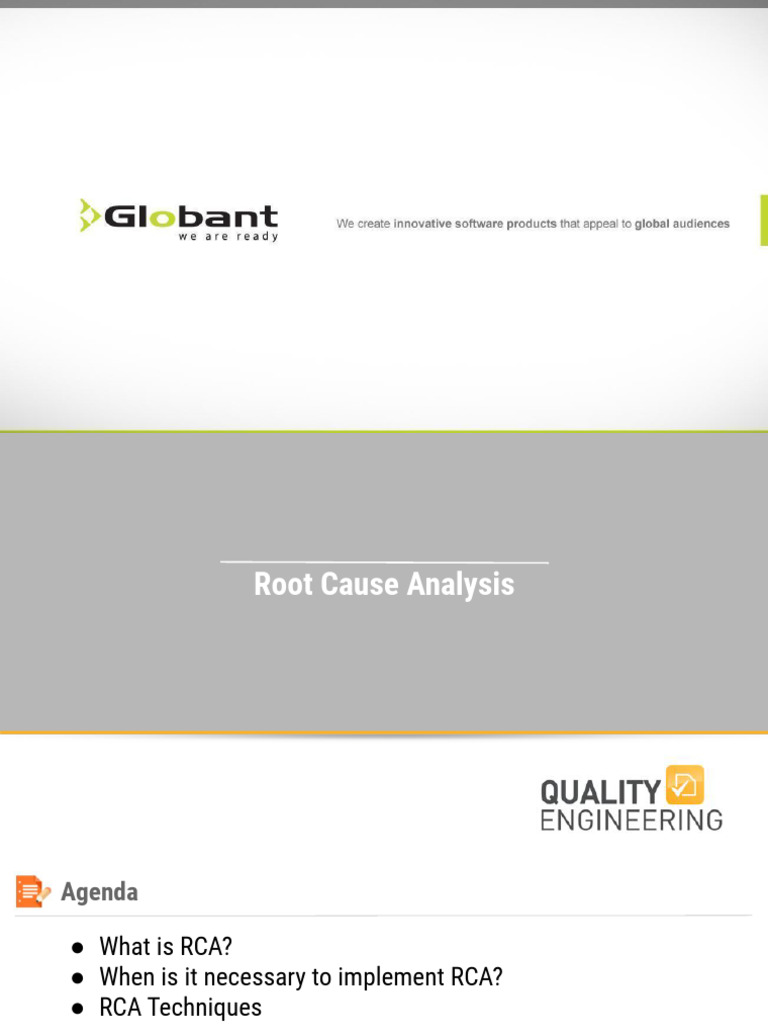 Root Cause Analysis | PDF | Cognition | Cognitive Science