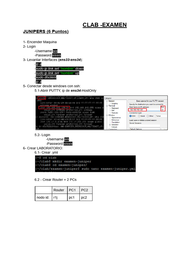 CLAB - Ejercixios | PDF