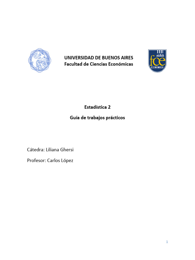 Prácticas Estadística 2 Segundo cuatri 2017 | PDF | Estimador | Teoría de la estimación