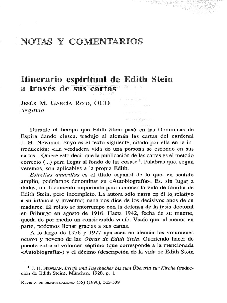 Edith Stein | PDF | Edmund Husserl