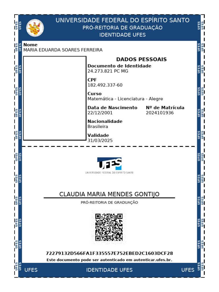 Identidade Ufes | PDF | Universidades e faculdades