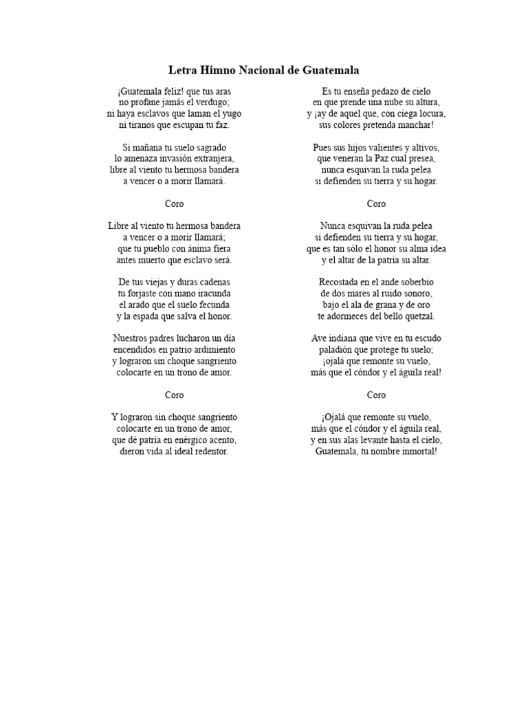 Letra Himnos | PDF