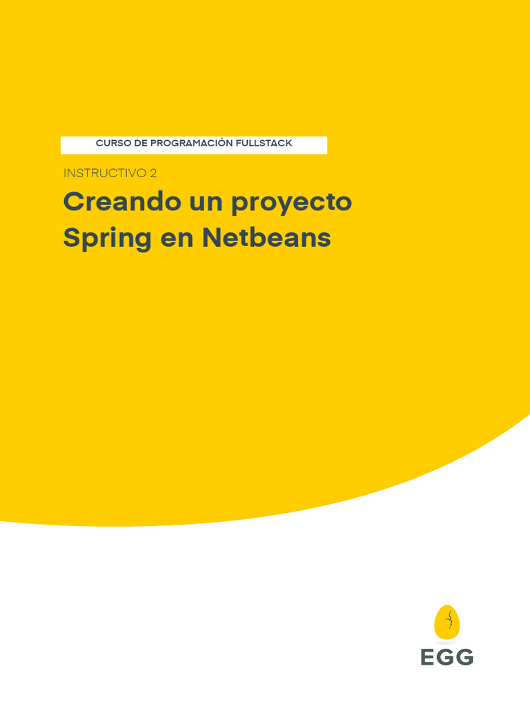 2 - Crear Un Proyecto Spring Desde NetBeans | PDF | Aplicaciones y ...