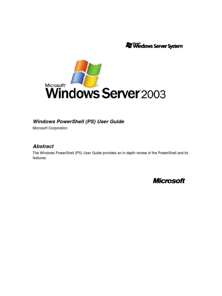 Microsoft Word Power Shell User Guide | PDF | Command Line Interface | Parameter (Computer ...