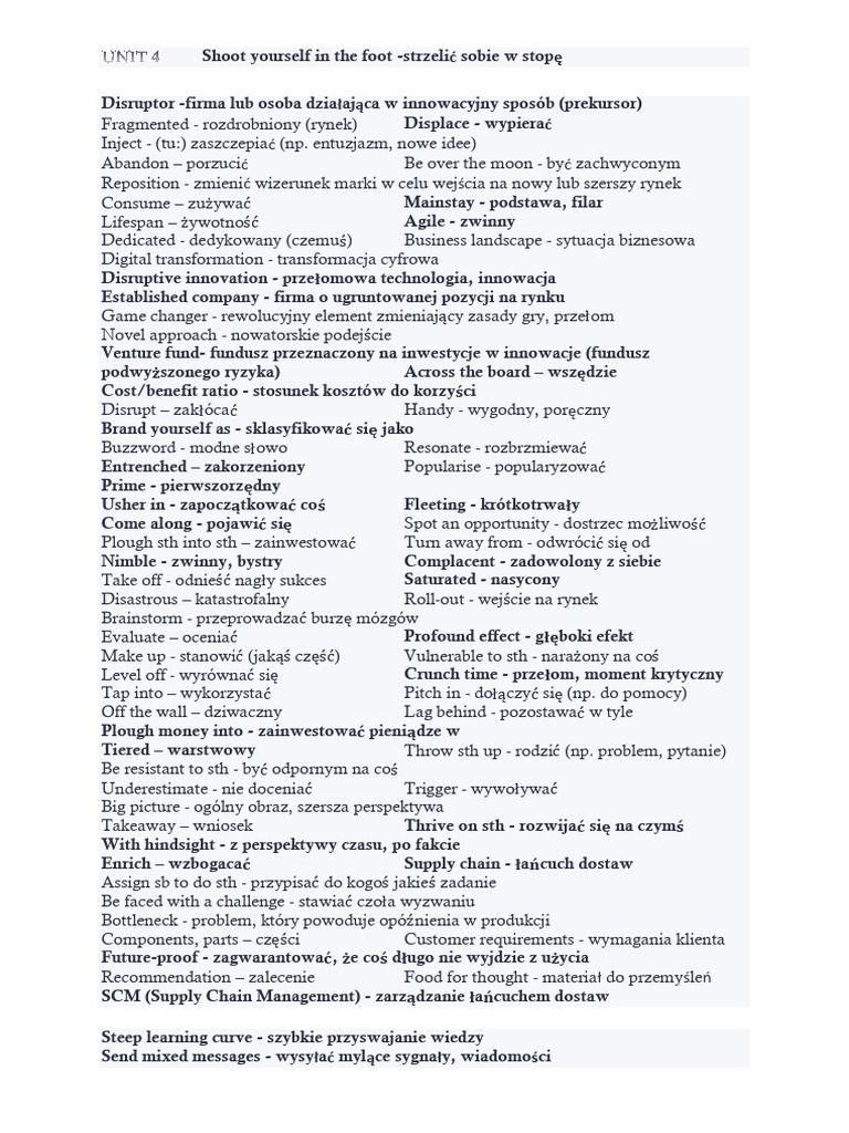 Business Partner C1 Unit4 | PDF