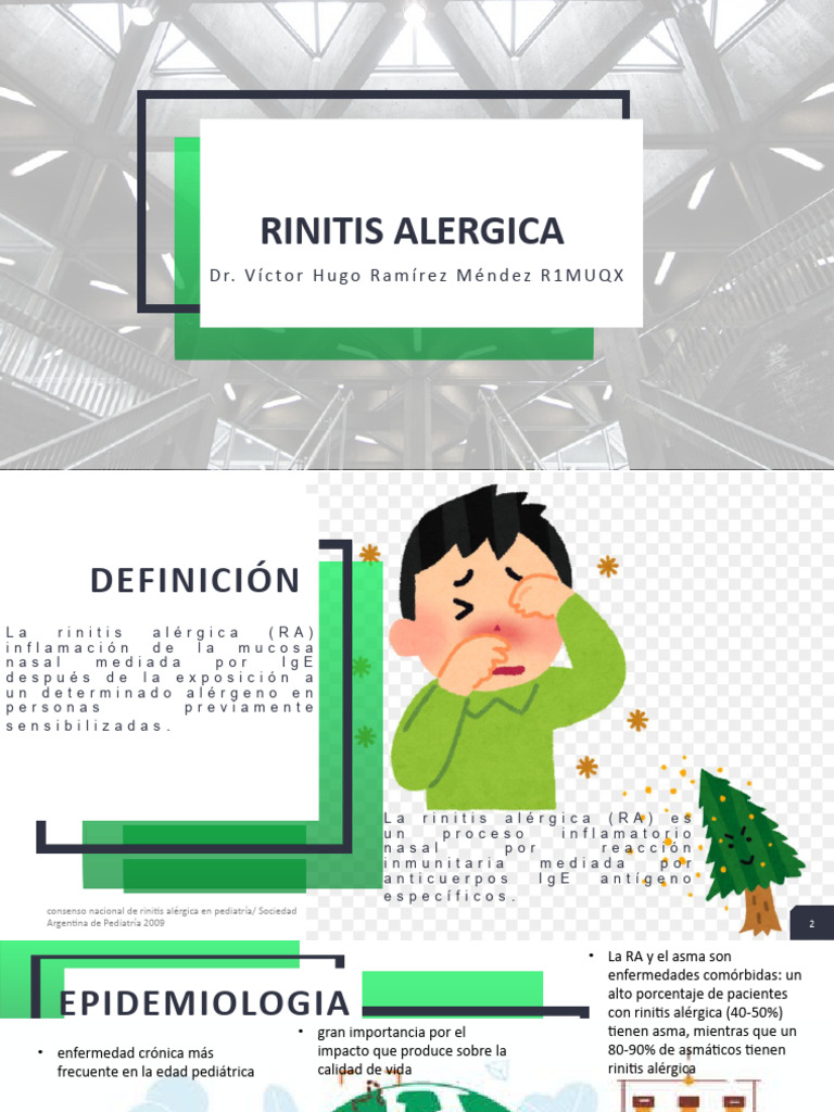 Rinitis Alergica | Descargar gratis PDF | Alergia | Asma