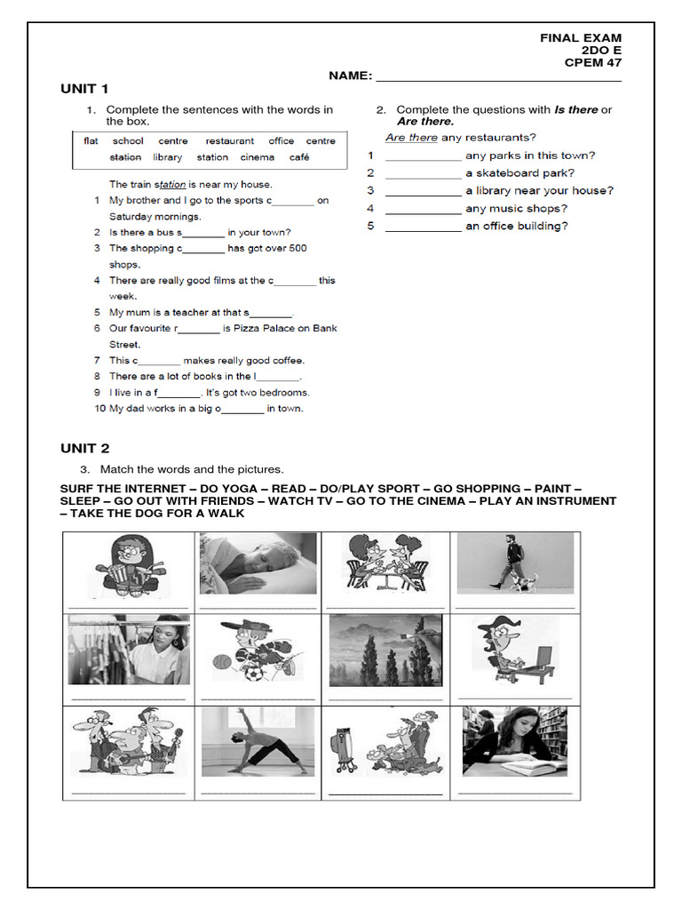 Final Exam 2do E 2023 | PDF