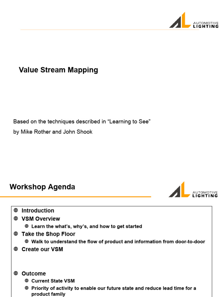 AL LE 2 Value Stream Mapping | PDF | Systems Science | Business Process