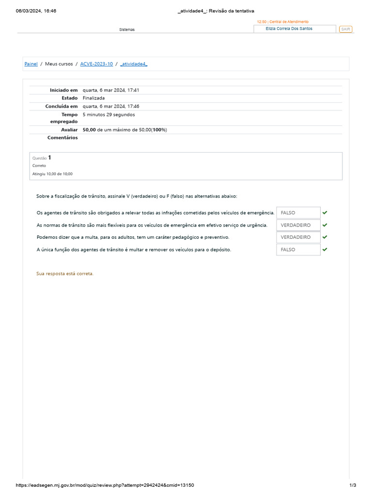 Atividade4 - Revisão Da Tentativa 2 | PDF