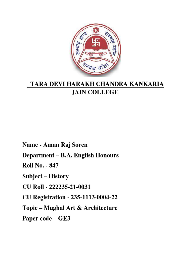 History Tutorial Sem3 | PDF | Mughal Empire