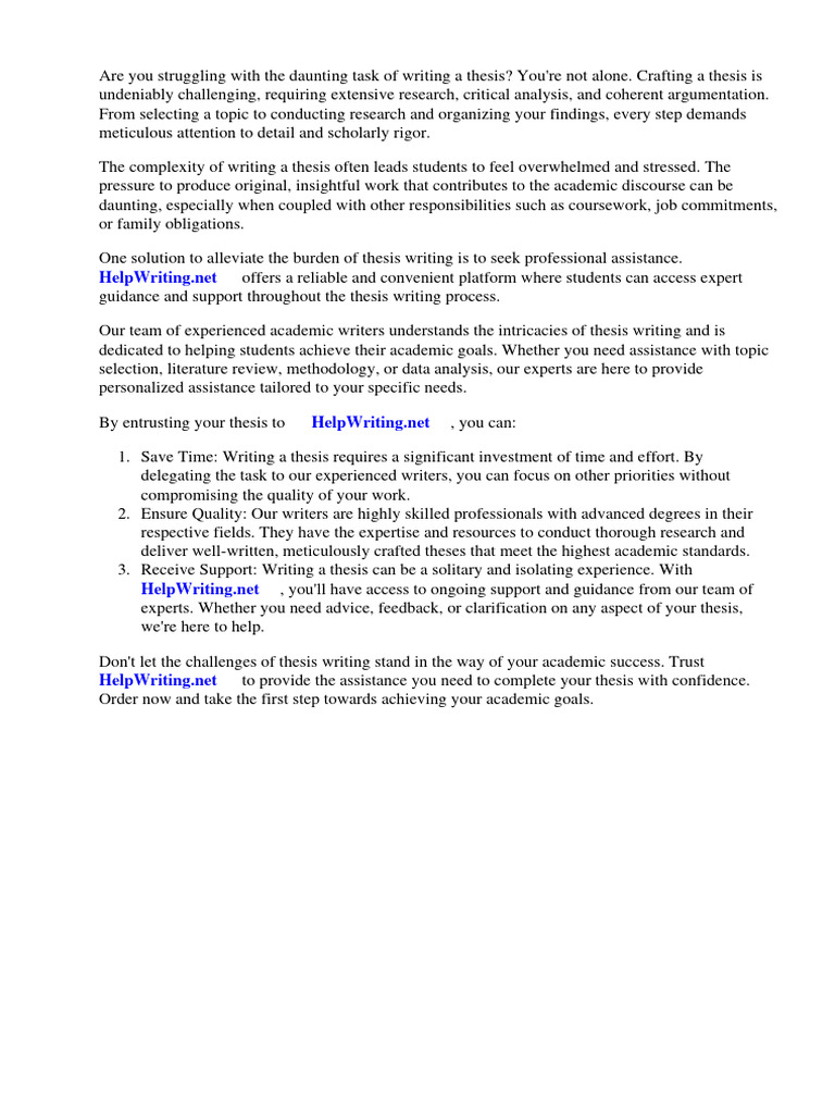 Sample Thesis Format | PDF | Thesis | Expert