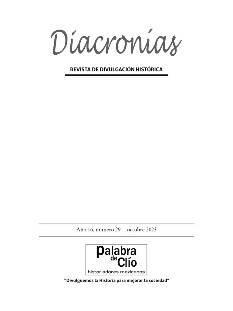 Diacronías 29 - Int | PDF