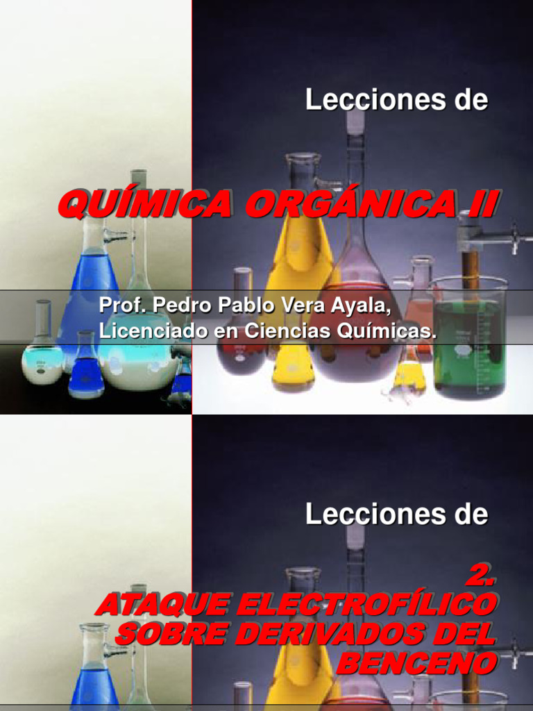 Ataque Electrofílico Sobre Derivados Del Benceno. | PDF | Benceno ...