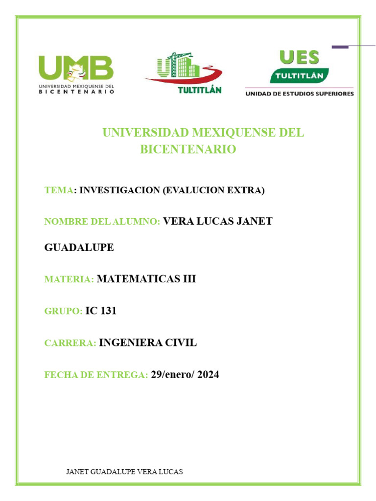 Extra Matematicas | PDF | Vector Euclidiano | Curva