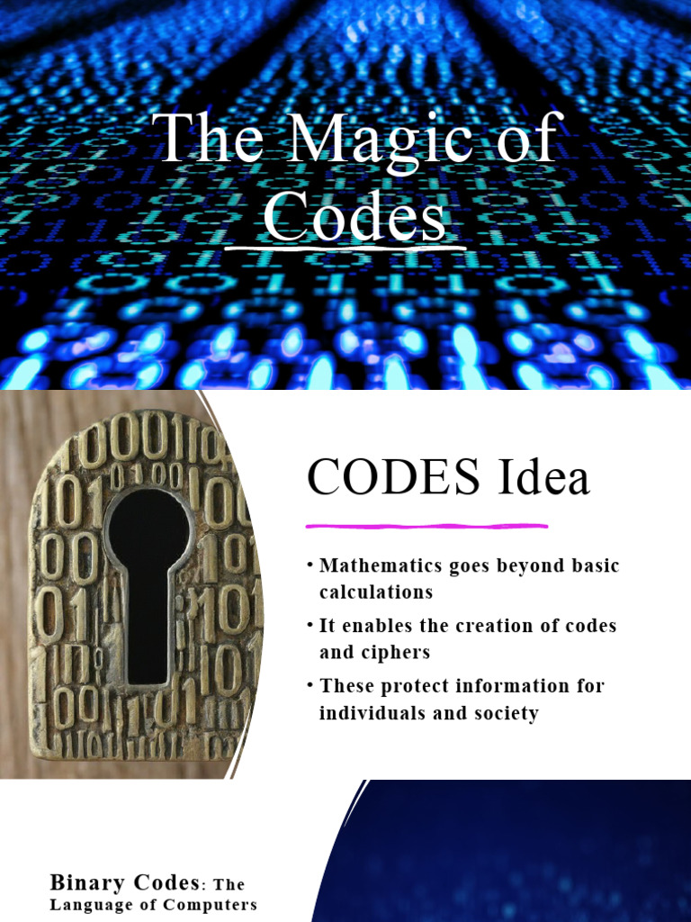 The Magic of Codes | Download Free PDF | Error Detection And Correction | Code