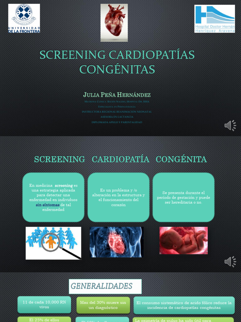 Cardiopatia Congen - Screening | Descargar gratis PDF | Defecto ...