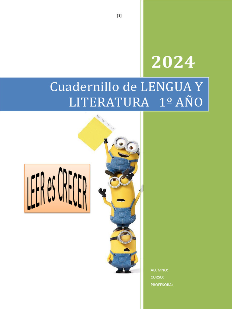 Cuadernillo de Lengua y Literatura | PDF | Poesía | Rima