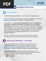 Cronogramas UADE | PDF