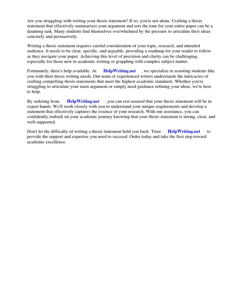 Evaluating Thesis Statement Quiz | Download Free PDF | Essays | Thesis