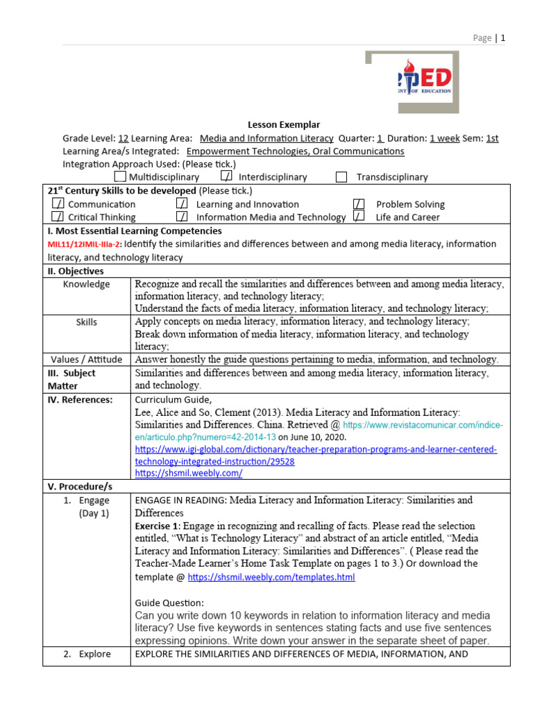 MELC 2 Identify The Similarities and Differences Between and Among ...