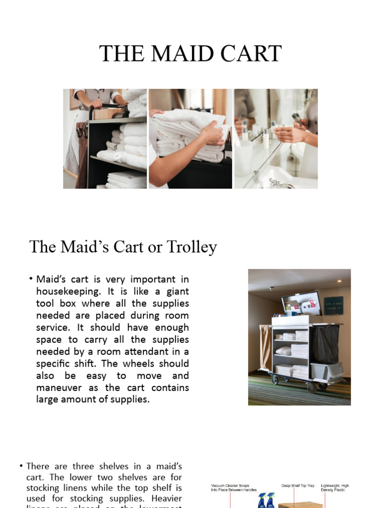The Maid Cart | PDF | Bed | Housekeeping