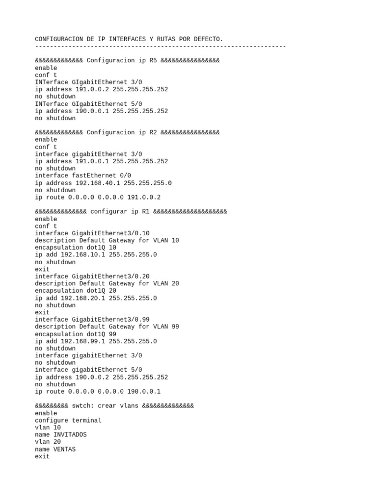 Configuracion Laboratorio Aulacerti | PDF | Networking Standards | Computer Networking