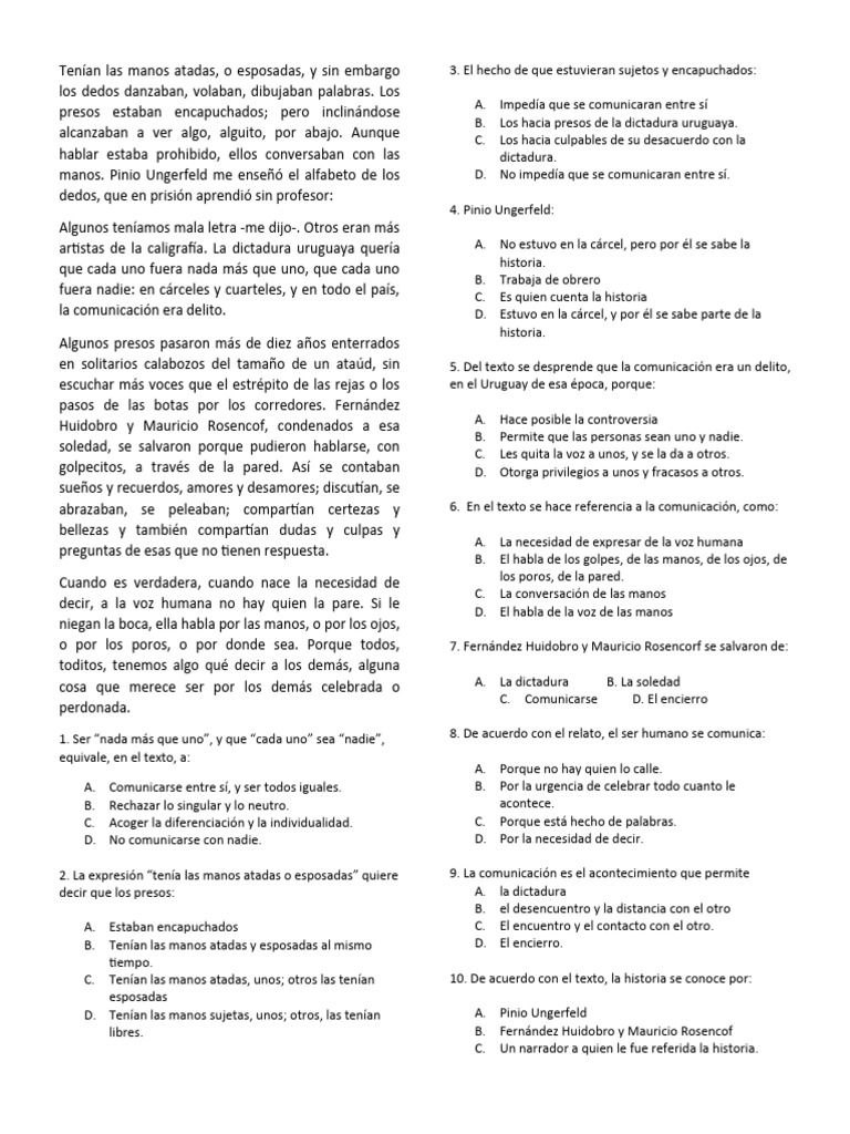 Selección Multiple | PDF