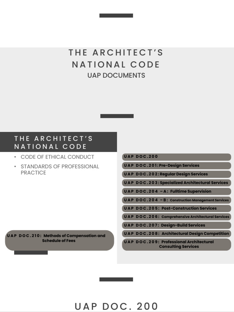 The Architect's National Code | Download Free PDF | Architect | Business