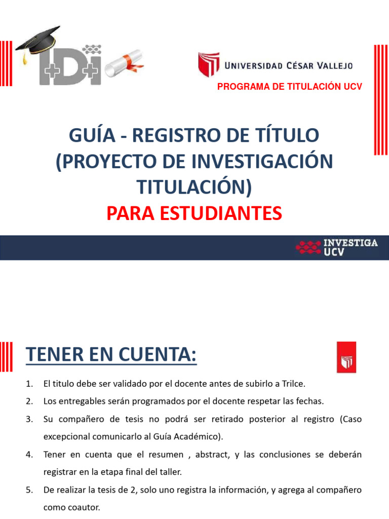 Titulo (Proyecto de Investigacion Titulacion) | PDF