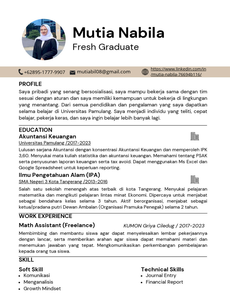 CV Mutia N - Merged | PDF | Bisnis | Pengelolaan Keuangan & Uang