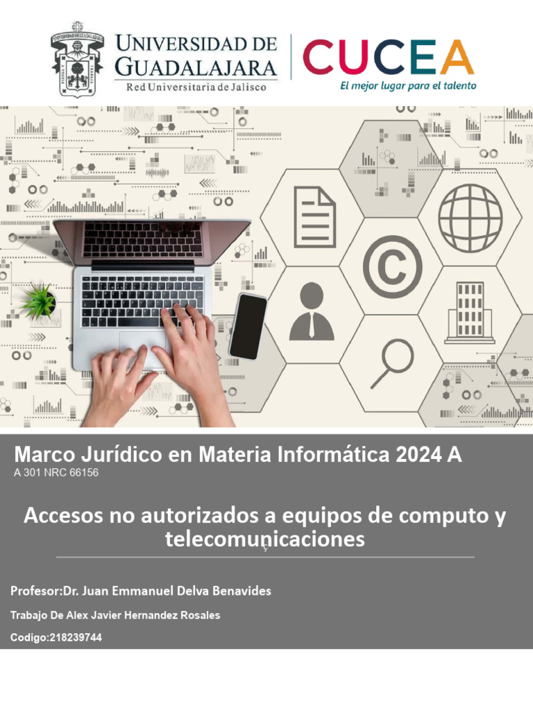 Accesos No Autorizados A Equipos de Computo y Telecomunicaciones | PDF ...