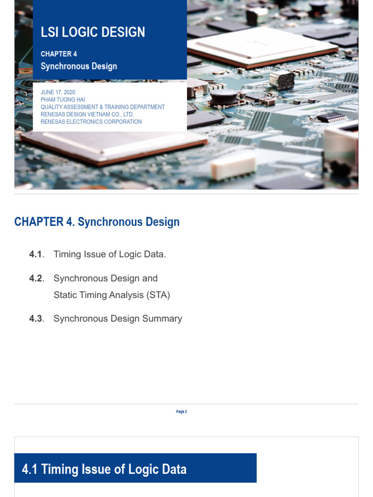 LSI Logic Design Chapter 4 | PDF