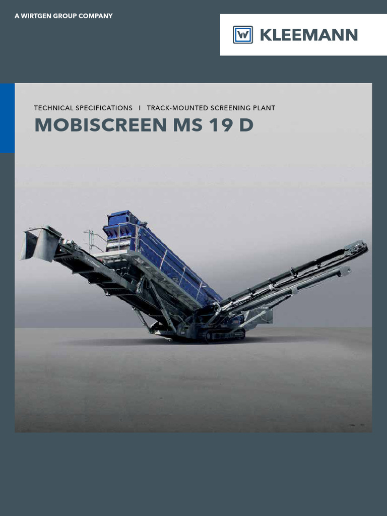 Datasheet_kleemann_ms19d_en | PDF | Manufactured Goods | Equipment