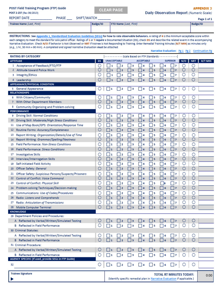 CA Post Fto Dor-Narrative-Numeric | PDF | Communication | Cognition