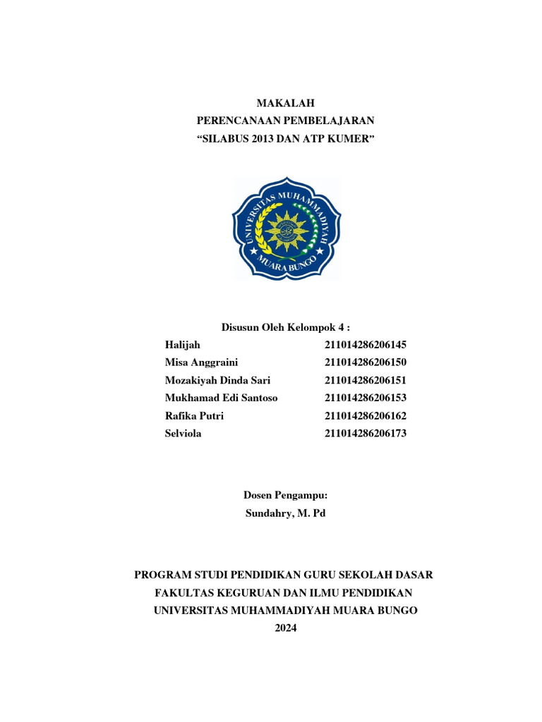 Kelompok 4 Perencanaan Pembelajaran | PDF