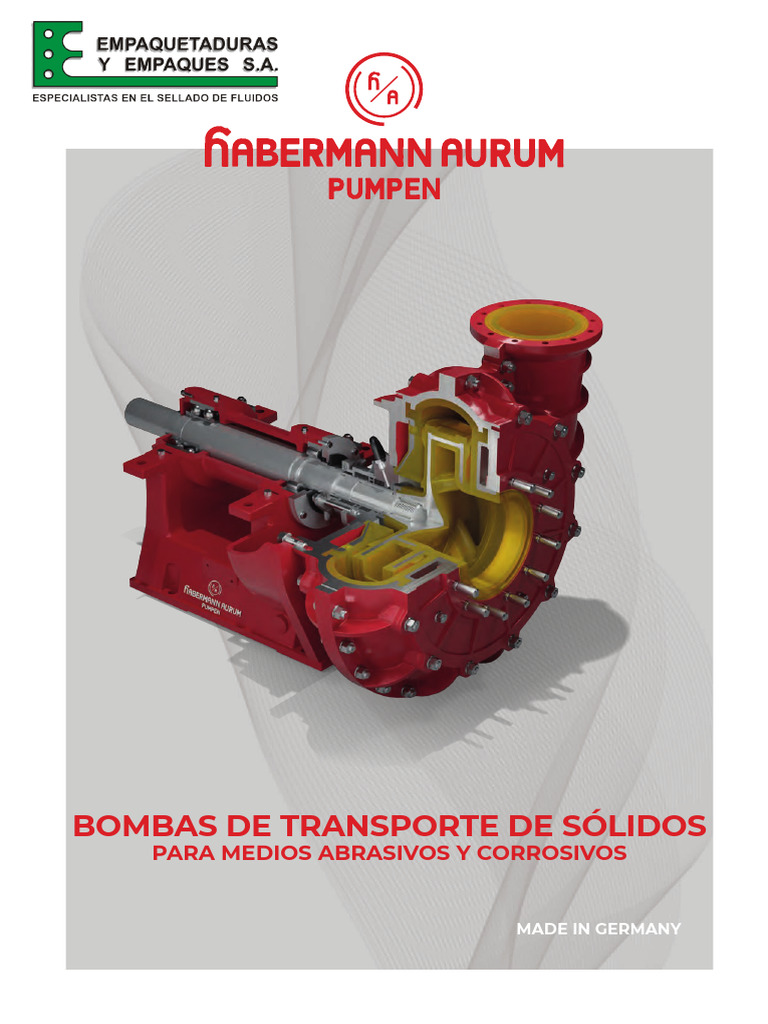 Habermann Pumps Catalogo | PDF | Sólido | Hierro fundido