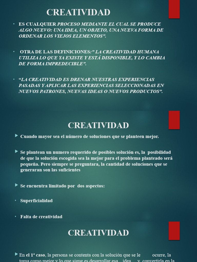 2.CREATIVIDAD UNIDAD II | PDF | Creatividad | Pensamiento