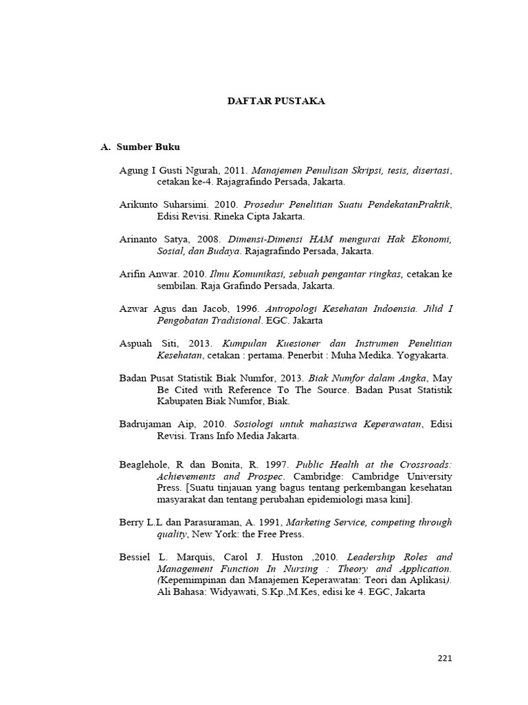 Disertasi (Daftar Pustaka) | PDF | Ilmu Sosial