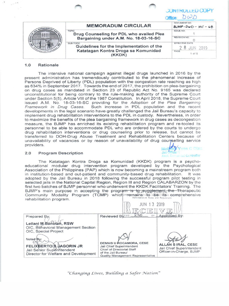 KKDK Guidelines | PDF