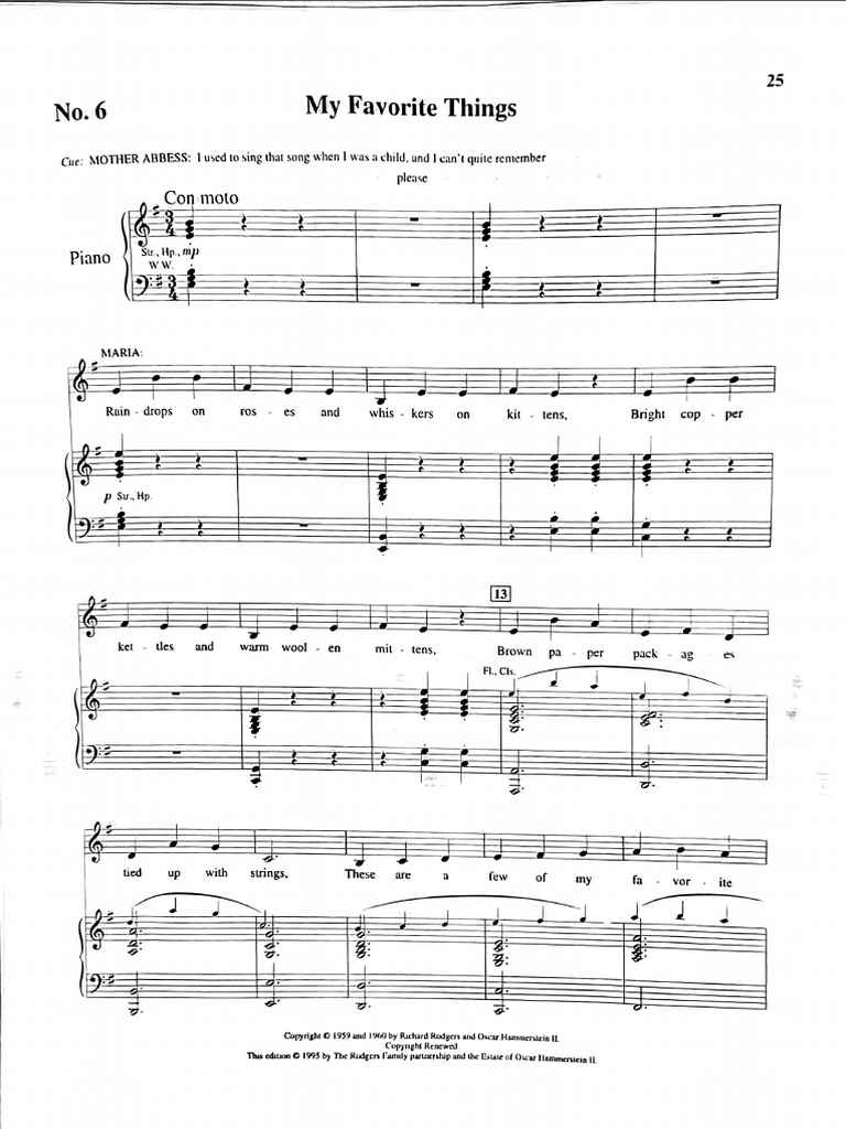 My Favorite Things | PDF