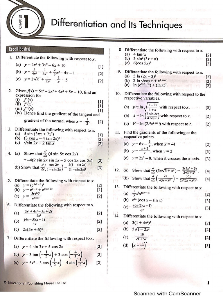 1000+ Add Math_Differentiation | PDF