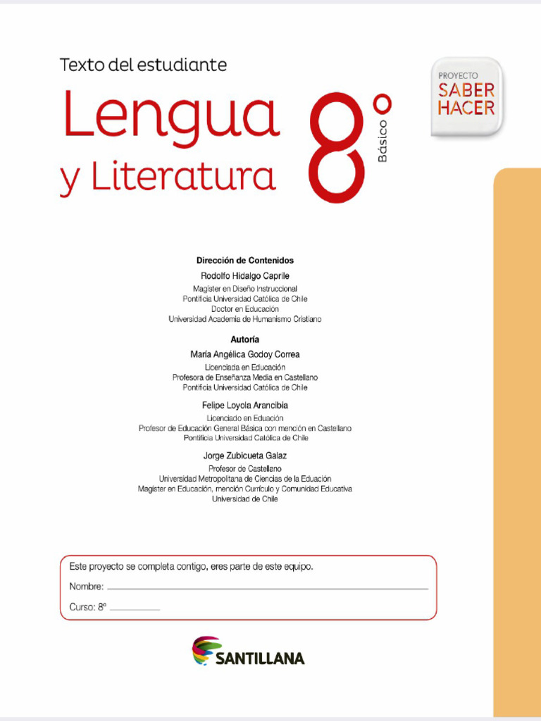 Lenguaje 8°libro | PDF