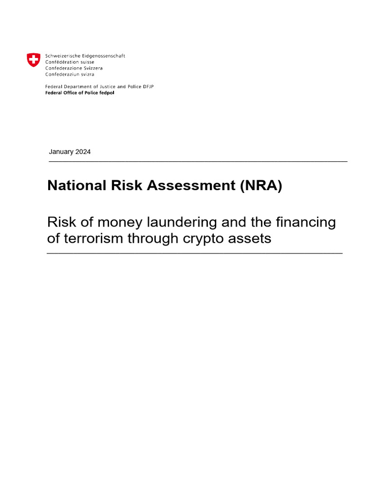 National Risk Assessment (NRA) Risk of Money Laundering | PDF | Money ...