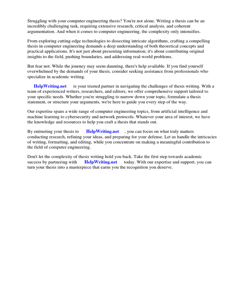 Computer Engineering Thesis Topics 2014 | PDF | Thesis | Engineering