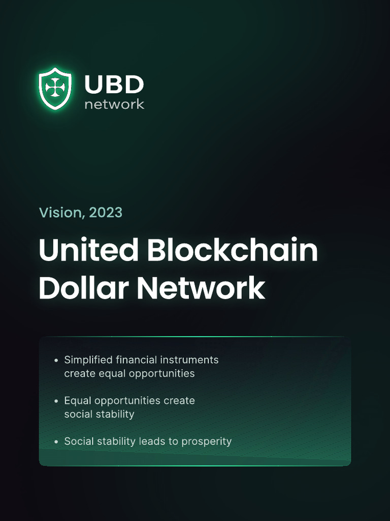 UBDN English Vision | PDF | Trust Law | Cryptocurrency