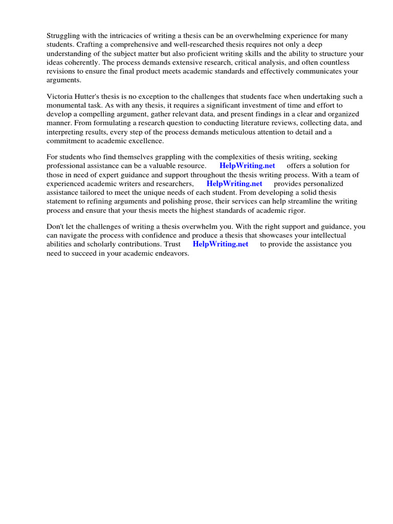 Victoria Hutter Thesis | PDF | Tissue Engineering | Wound Healing