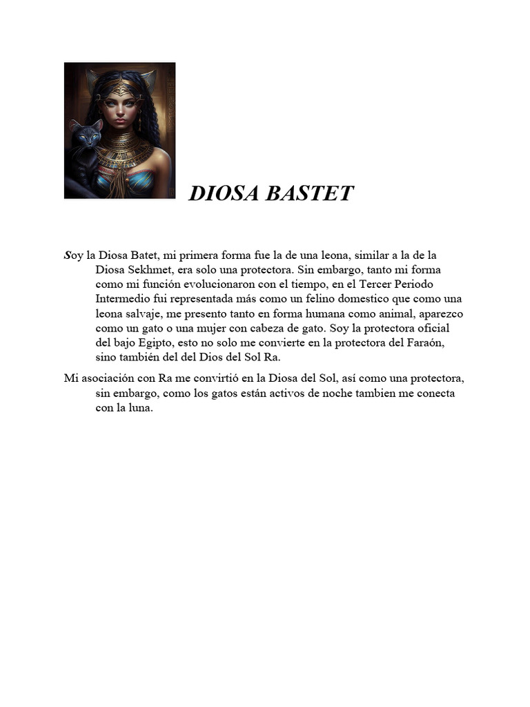 Diosa Bastet | PDF