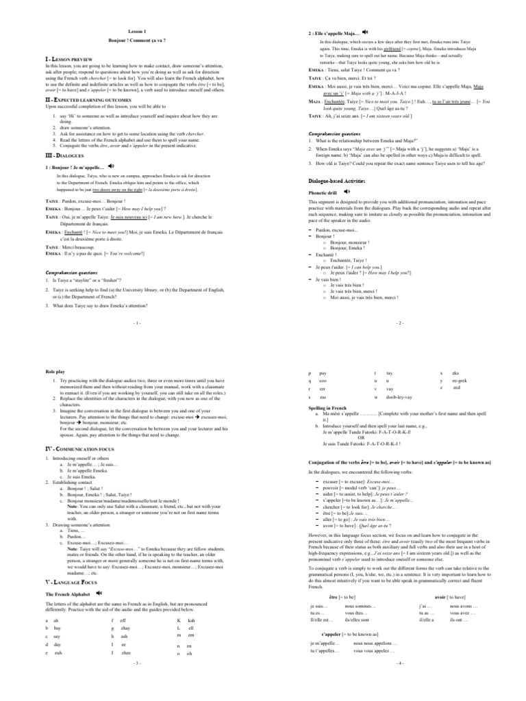 (Booklet) .Lesson 01 (DR Chukwu) | PDF | Grammatical Gender ...