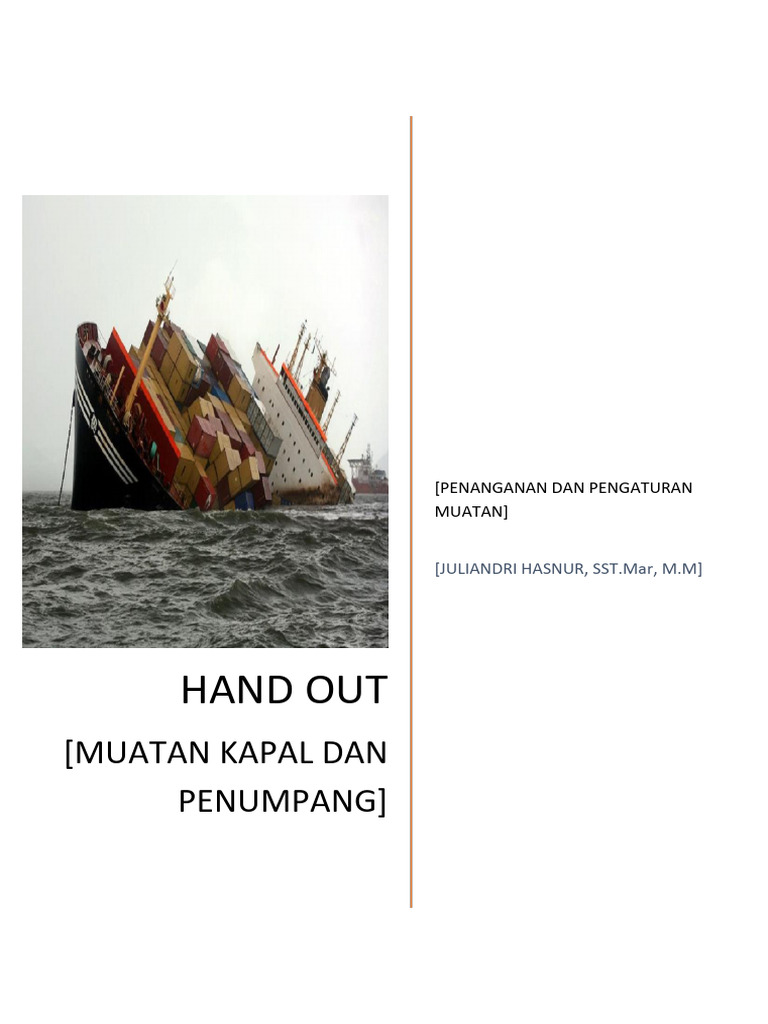 Pengaturan Muatan dan Stabilitas Kapal | PDF | Sains & Matematika | Sejarah